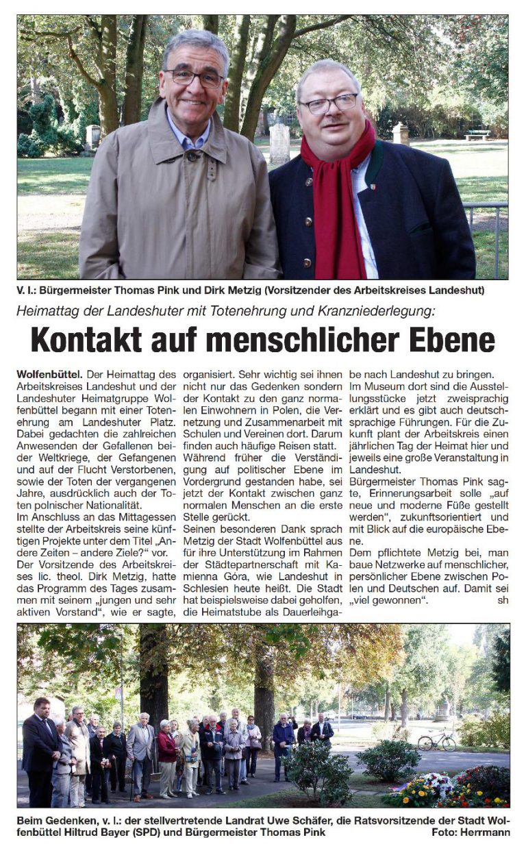 Kontakt auf menschlicher Ebene – Arbeitskreis Landeshut